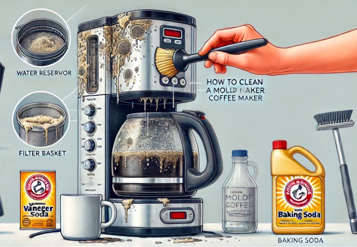 How to Clean a Moldy Coffee Maker: 6 Step-by-Step Guide - Coffee Machine Nes